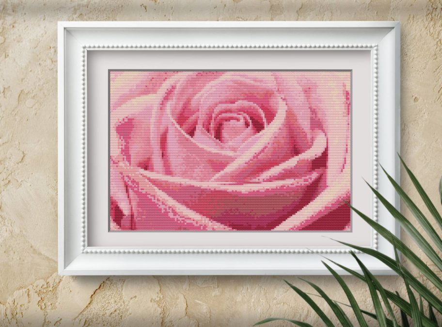 Pink Rose › crossstitchfreak.com