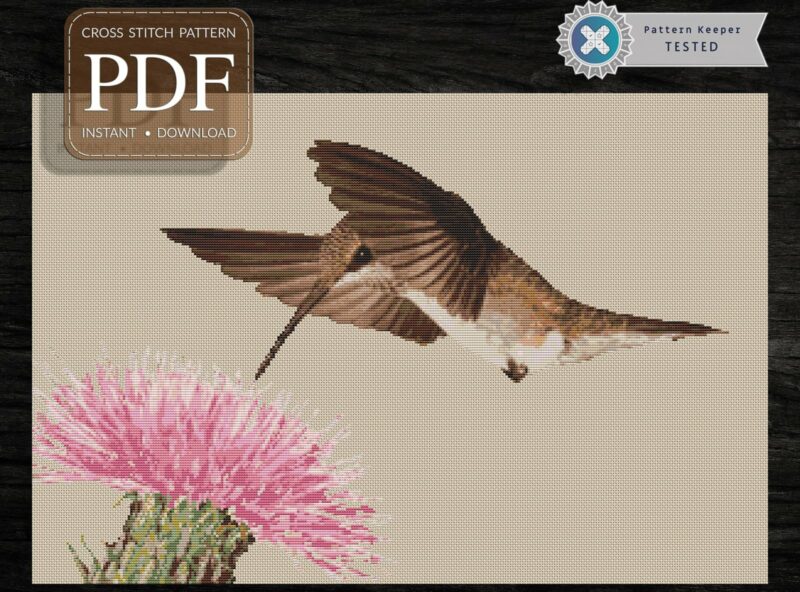 Hummingbird > Cross Stitch Pattern PDF › crossstitchfreak.com